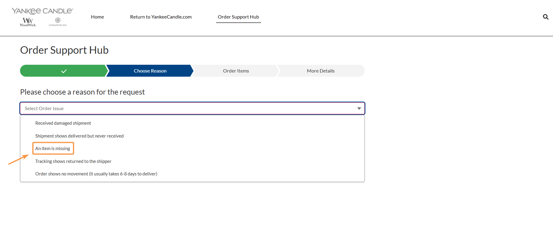 I did not receive an item, what do I do?